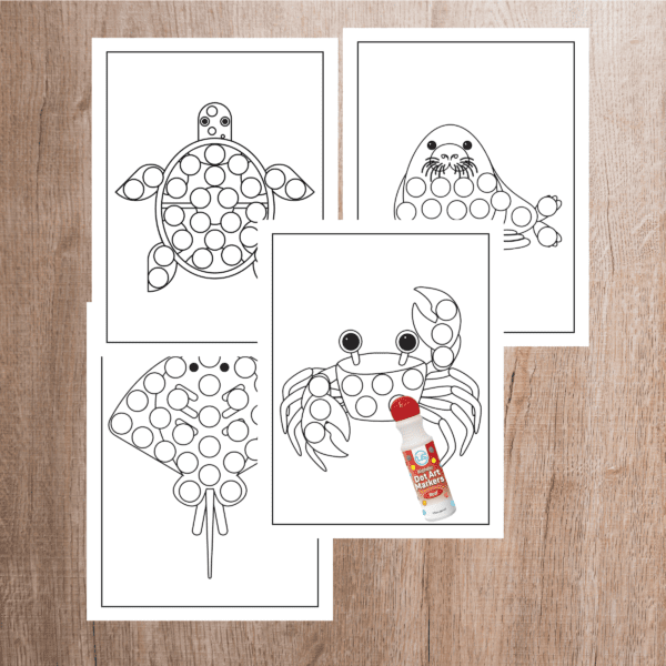 Numbers 1-10 Dot Marker Free Printable