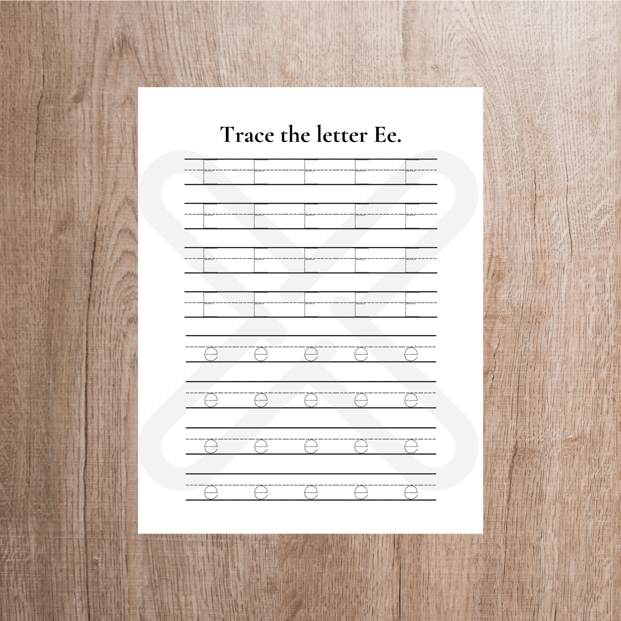 Letter E Tracing Worksheets Free Printable - Simple Recipes and ...