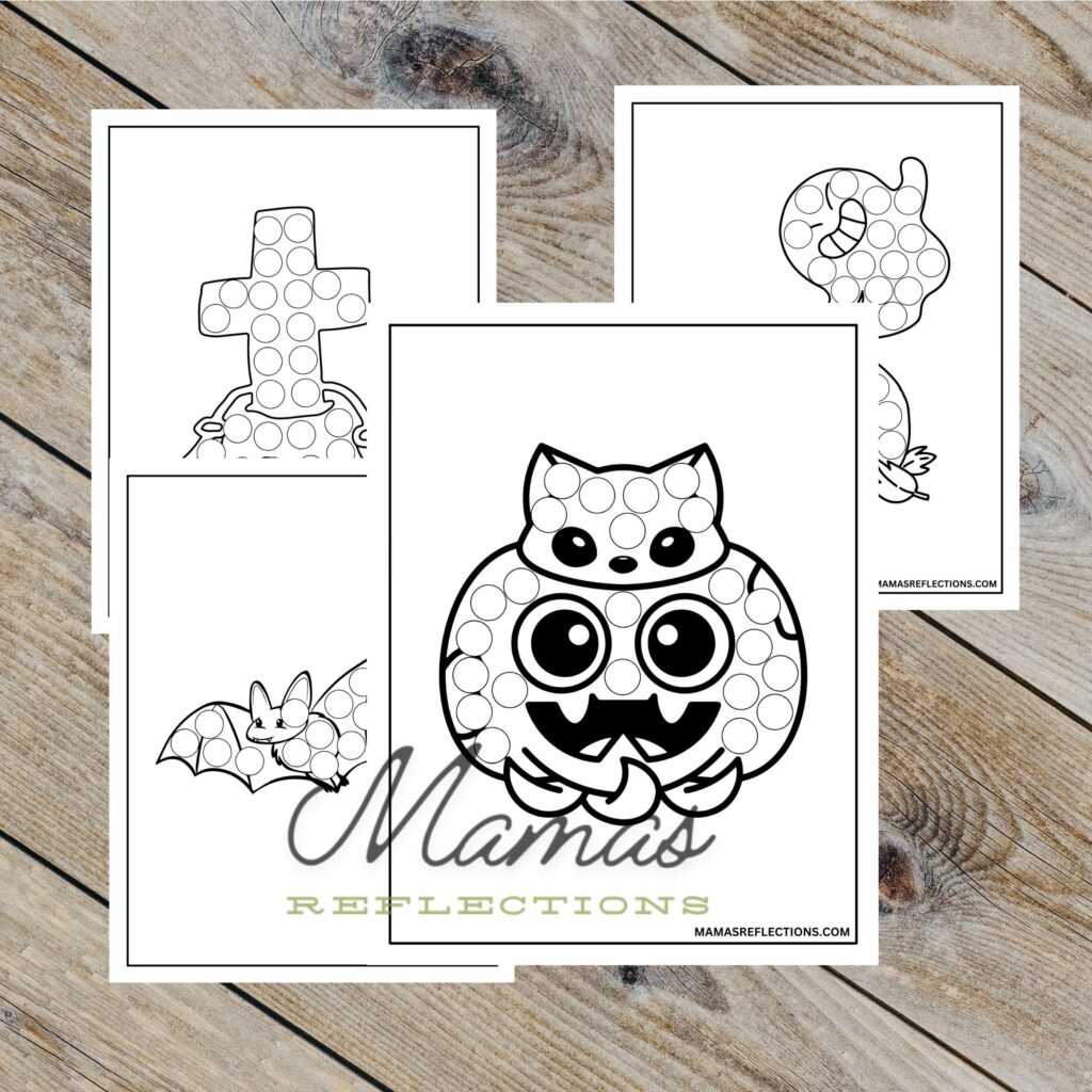 Halloween Dot Marker Printables - Simple Recipes and Printables ...