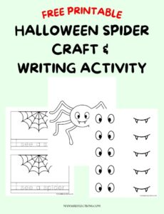 Halloween Spider Craft & Writing Activity - Simple Recipes and ...